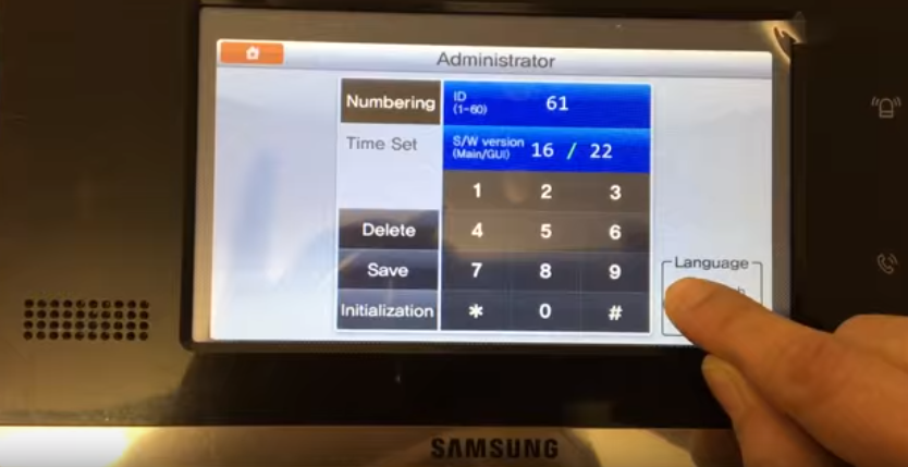 آیفون تصویری سامسونگ SHT-7017XM با صفحه نمایش 7 اینچ